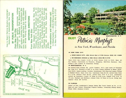 Vintage Postcard - Patricia Murphy's Candlelight Resturent, Westchester ...
