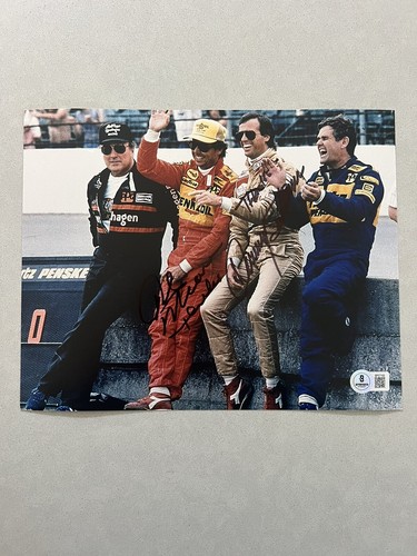 Rick Mears & Danny Sullivan autographed signed 8x10 photo Beckett BAS ...