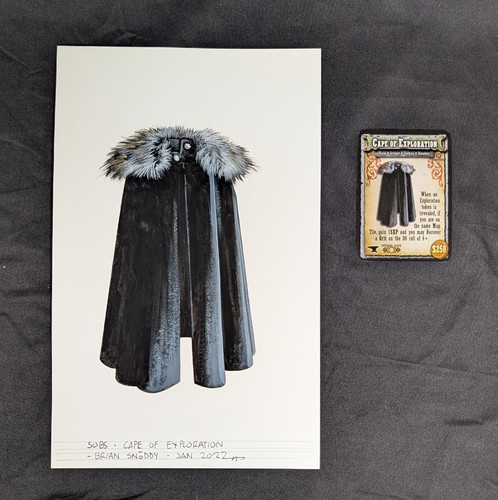 Shadows of Brimstone: Cape of Exploration Original Card Art by Brian ...