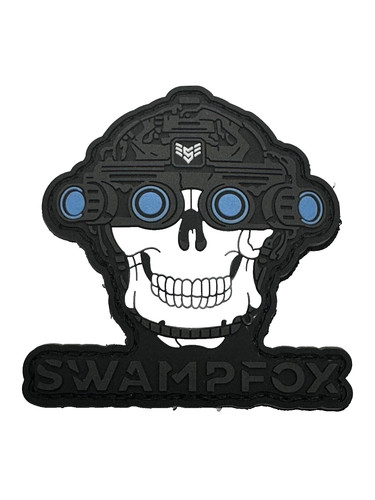SHOT 🎯 Show 2024 SwampFox Optics “Skull w/ Noods” PVC Patch, Hook ...