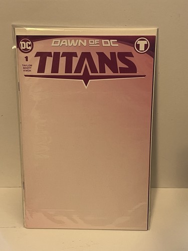 Titans #1 - Dawn of DC - Blank Sketch variant - NM | eBay