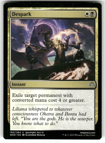 Despark 190 War of the Spark Magic the Gathering MTG | eBay