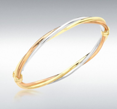 9ct 3 Colour Gold Bracelet for sale | eBay