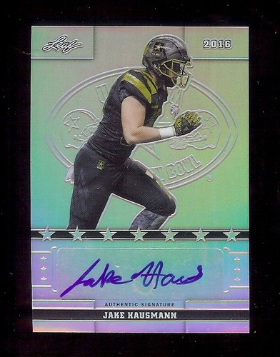 JAKE HAUSMANN - Ohio State Buckeyes - 2016 Leaf Army *METAL* Cert ...