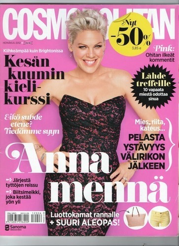Cosmopolitan Finland 2012 Finnish Magazine Pink Cover | eBay