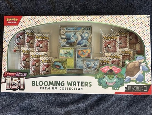 Pokemon TCG: S&V 151 Blooming Waters Premium Collection Factory Sealed ...