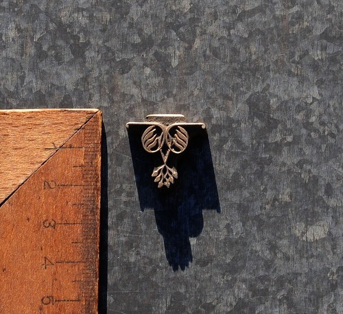 brass ornament bookbinding gilding embossing Art Nouveau Deco hot foil ...