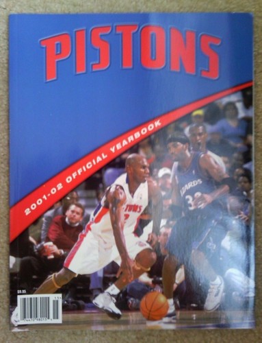 Detroit Pistons 2001/2002 NBA Team Yearbook New | eBay
