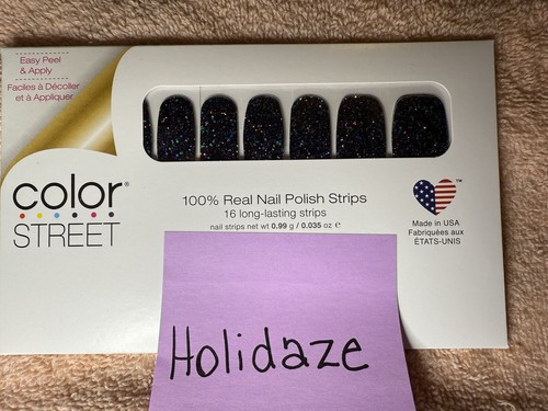 Color Street 100% Real Nail Polish Strips Holidaze | eBay