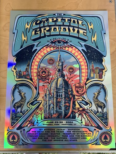 Capitol Groove Music Festival Event Poster Foil Variant | eBay