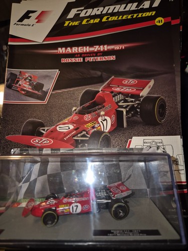 PANINI F1 COLLECTION - MARCH 711 RONNIE PETERSON - 1/43 scale model car ...