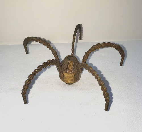 Vintage Brass Bronze Chandelier Light 5 Decorative Arm Spider Piece | eBay
