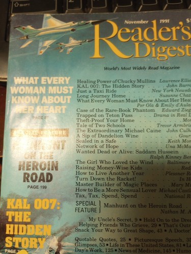 Reader's Digest Magazine 1991 November R6 | eBay