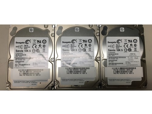 Lot of 3 Seagate ST9600205SS 600GB 10K SAS 6Gb/s 2.5in Hard Drives | eBay