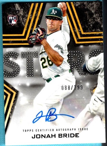 2023 Topps Baseball Stars Autographs Auto Black #88/199 BSA-JBR Jonah ...