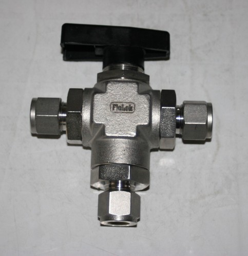 1/2" Tube OD 316ss 3-Way Ball Valve (1500 PSI) SSP FloLok 358-3-316 | eBay