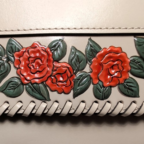 New!! Beautiful! Patricia Nash White Floral Crossbody Bag w/Detach ...