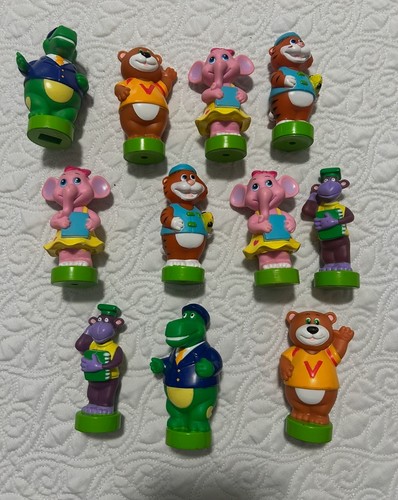 Baby Genius Set of 11 Character Figures DJ Dino-Vinko Bear-Tempo-Oboe ...
