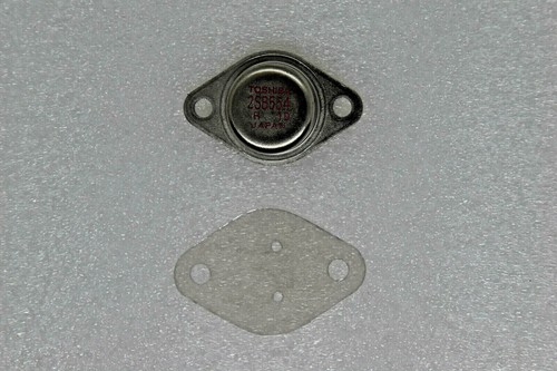 2 PCS 2SB554 PNP Transistors 15A 150W TO-3 TOSHIBA + termo New/Old ...