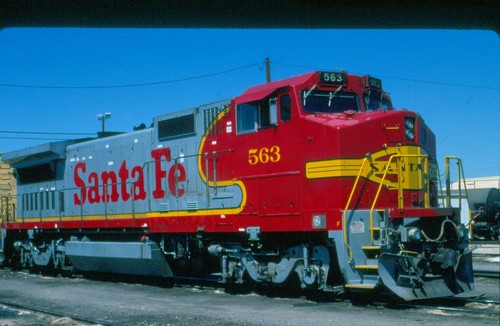 ATSF 563 B40-8W, Phoenix, AZ, 05/95; Kodachrome Original | eBay