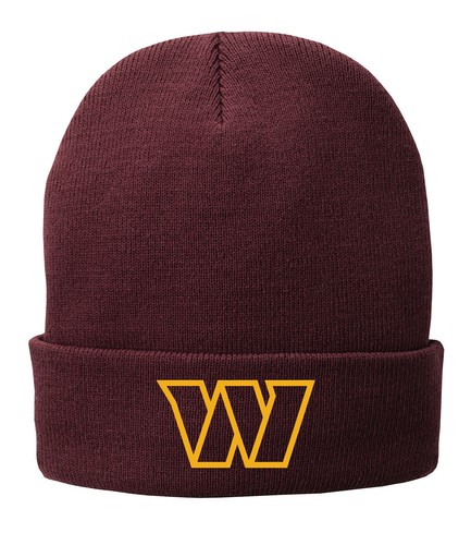 Washington Commanders Beanie W Winter Knit Hat Embroidered Gift | eBay