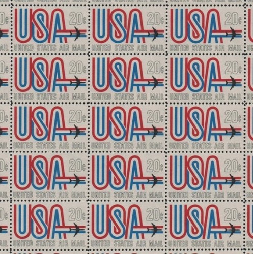 United States 20¢ USA & Jet Air Mail Postage Stamp #C75 Pack of 100 | eBay