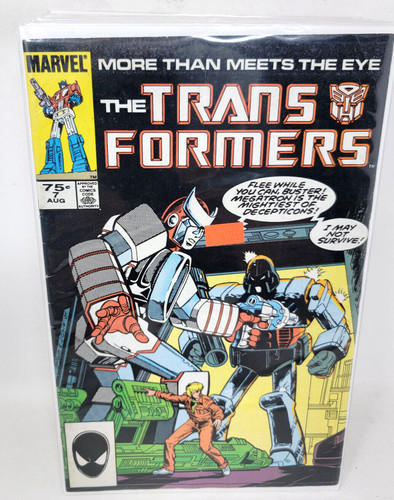 TRANSFORMERS (1984) #7 1985 Marvel 6.5 1st Cameo App Dinobots Mark ...