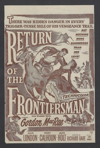 RETURN OF THE FRONTIERSMAN wi Gordon McRae 1950 herald | eBay