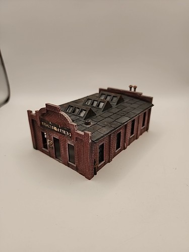 Vintage HO Scale Commercial Building Factory Warehouse Train Layout ...