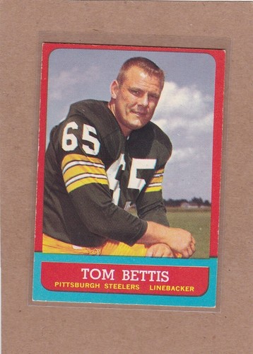 1963 TOPPS FOOTBALL TOM BETTIS #132 STEELERS EX+ *A27118 | eBay