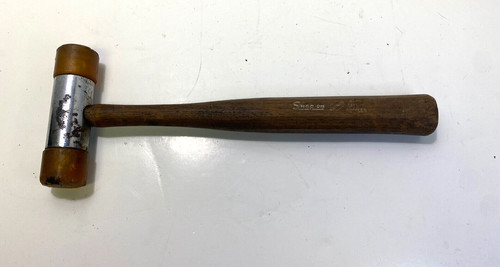 VINTAGE SNAP ON TOOLS BH92 WOOD HANDLED SOFT FACE NON MARING HAMMER ...