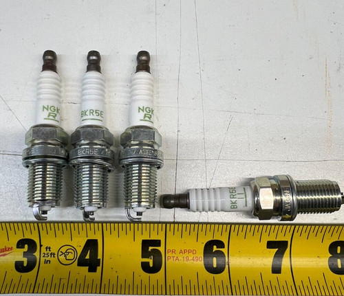 (Lot of 4) NGK 7938 V-Power Spark Plugs BKR5E 14mm Thread Gasket Seat ...