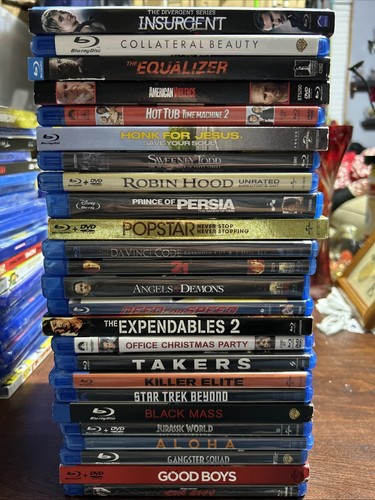Lot Of 25 Used Blue Ray DVDs Mixed Titles (Lot 4) | eBay