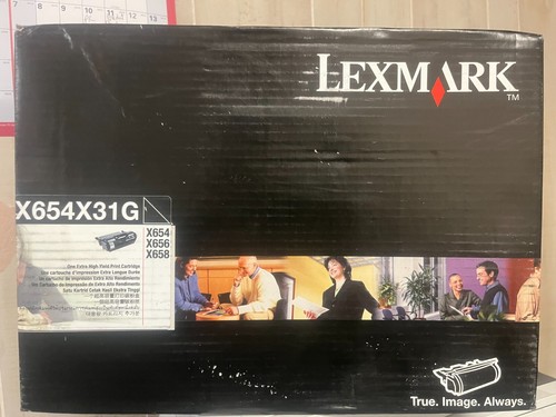 Lexmark X654X31G Black Extra High Yield Toner Cartridge for X654 X656 ...