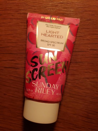 Sunday Riley~LIGHT HEARTED~Sunscreen~SPF 30~1.5 fl oz/45ml ea~NWOB~Exp ...