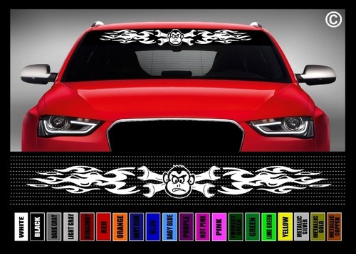 40" Grease Monkey Wrench 4x4 Redneck Racing Car Decal Sticker ...