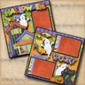 ZOMBIES I WANT CANDY HALLOWEEN 2 premade scrapbook pages layout paper ...
