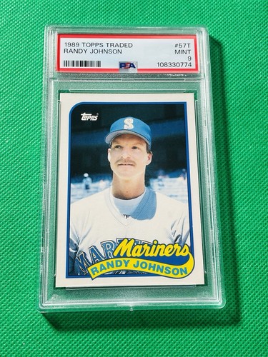 1989 Topps Traded Randy Johnson Psa 9 Rc #57T | eBay
