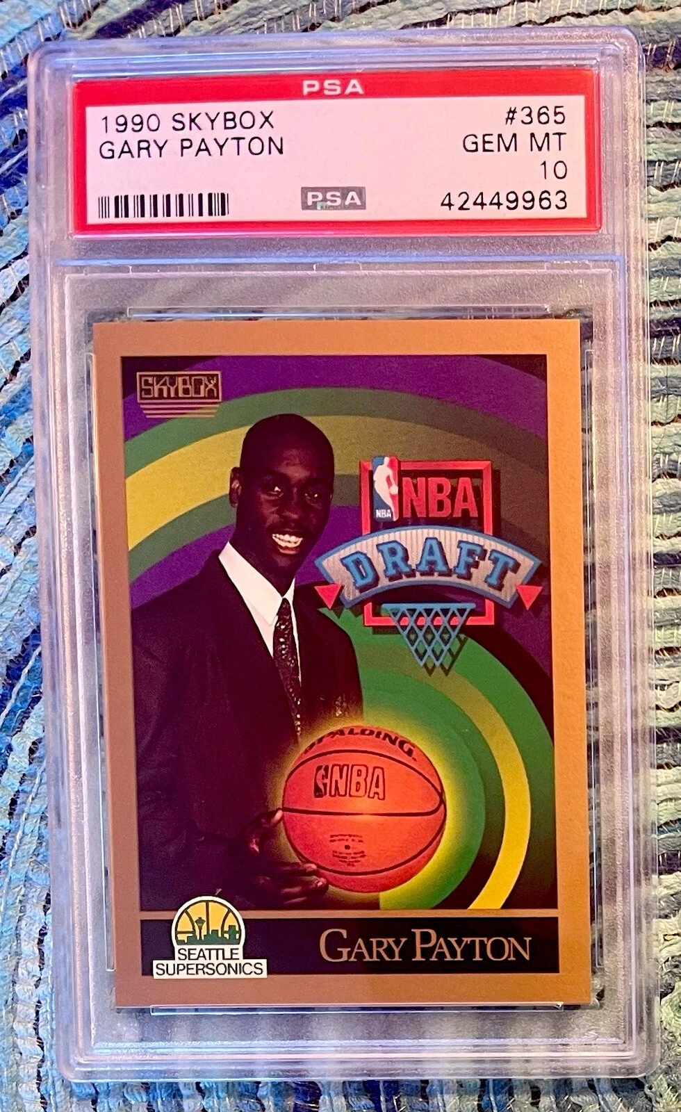 Gary Payton 1990 SkyBox #365 Base Price Guide - Sports Card Investor