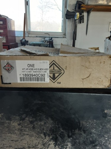 1893940C92 International Maxxforce DT 9 10 HP Oil Hose Elbow Kit ...