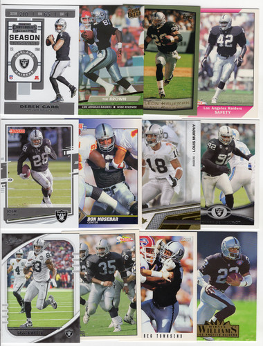Lot of 100 Different Oakland Las Vegas Raiders Cards 1989-2020 | eBay