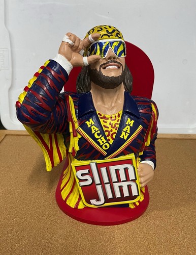 Collector Series "MACHO MAN" RANDY SAVAGE Slim Jim Display 2021 WWE ...