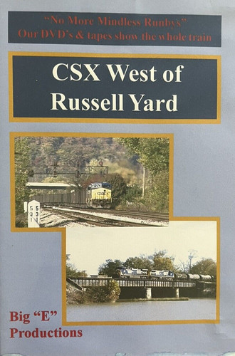 CSX West of Russell Yard DVD by Big E Productions | eBay