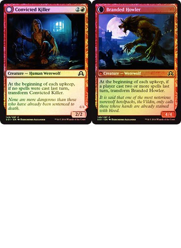 Convicted Killer / Branded Howler FOIL Shadows over Innistrad NM CARD ...