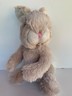 Plush Dandee Bunny Rabbit Gray Pink Silky Soft stuffed animal 6" Lovey ...