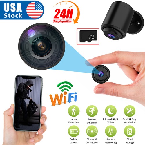 Mini Micro HD 1080P Camera Audio Video Recording Night Vision 1080P ...