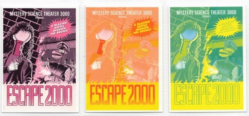 MST3K Ser. 3. DVD Menu Art 3- Color Proof Card Set #105- Escape 2000 ...