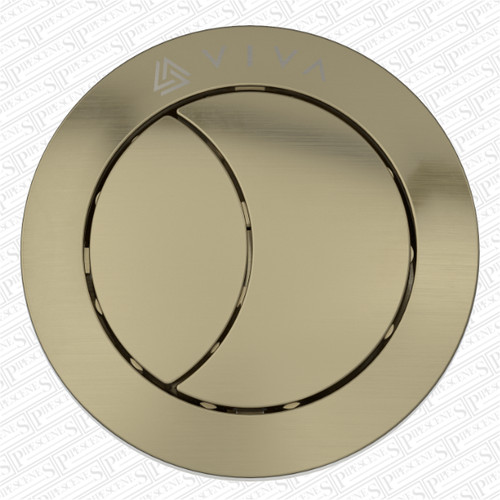 Dual Flush Push Button for Cable Operated Concealed Cisterns Brushed ...