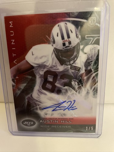 #1/5 (ONLY 5 1/1) 2015 PLATINUM RED AUTO AUTOGRAPH AUSTIN HILL ROOKIE ...