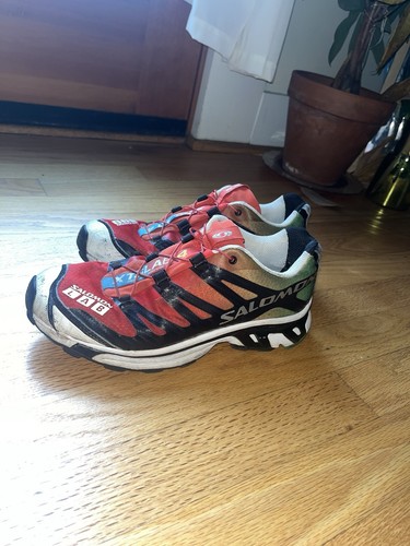 Size 6.5 - The Broken Arm x Salomon XT-4 Fiery Red Fern Green for sale ...